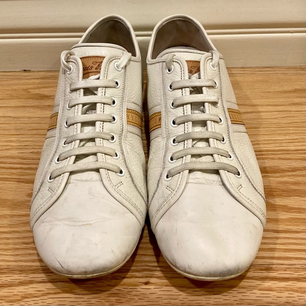 Louis Vuitton Acrobat Shoes White Leather - Gem